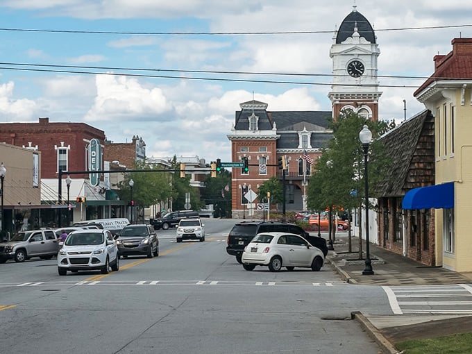 Tree-lined perfection: This is what happens when a community refuses to rush through life.