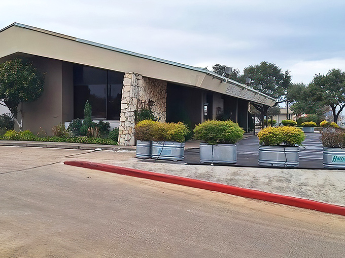 The unassuming exterior might fool you, but that full parking lot reveals the secret locals have been keeping to themselves.