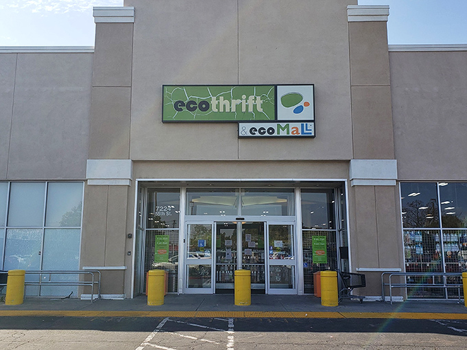 That green sign isn't just about the name&mdash;it's about keeping treasures out of landfills.