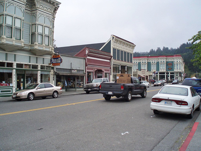 Main Street's ornate buildings prove that dairy farmers knew how to spend their butter money.