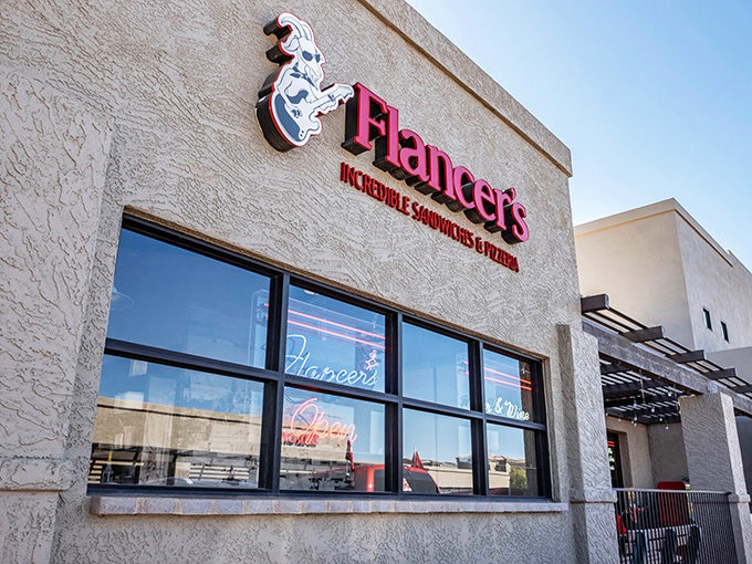 Clean lines and big windows hint at the fresh, quality ingredients waiting inside this neighborhood favorite.