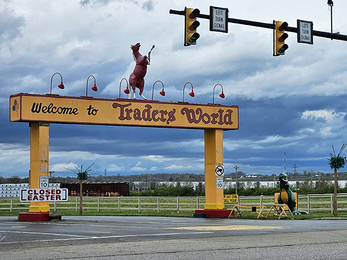That welcoming entrance sign practically waves you in &ndash; like a friendly neighbor inviting you over for coffee.