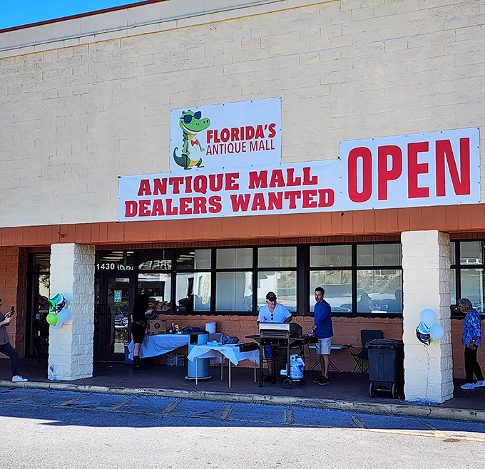 Sometimes the best adventures begin with a simple "Open" sign and curious hearts ready to explore.