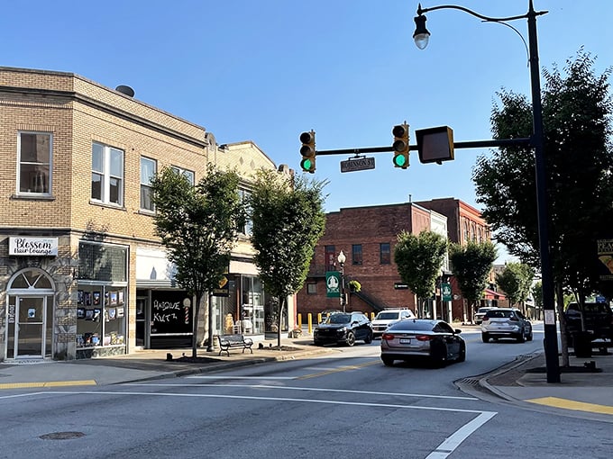 Gaffney's downtown quaint storefronts offer year-round charm and prices that won't send you into cardiac arrest.