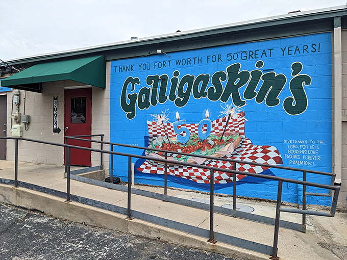 When a mural celebrates 50 years, you know the sandwiches have earned their reputation.
