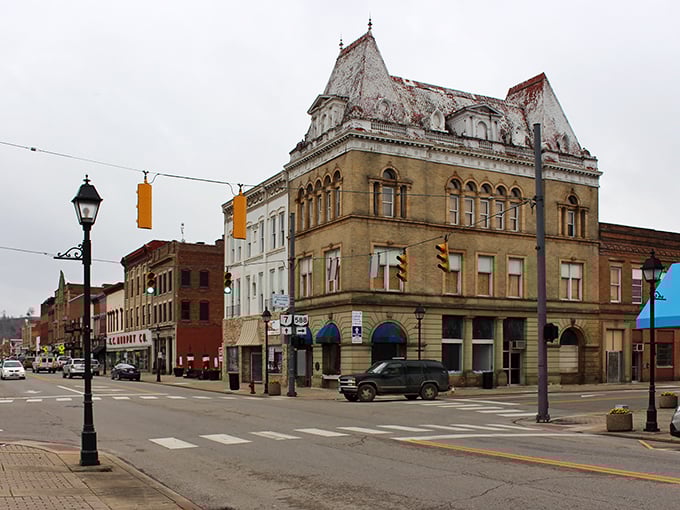 Historic Gallipolis downtown invites leisurely strolls where every storefront whispers tales of river town charm.
