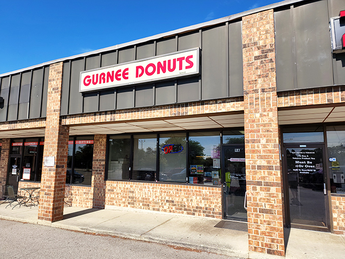 Gurnee Donuts keeps it refreshingly simple&mdash;no fancy frills, just the promise of freshly-made treats waiting behind those welcoming doors.