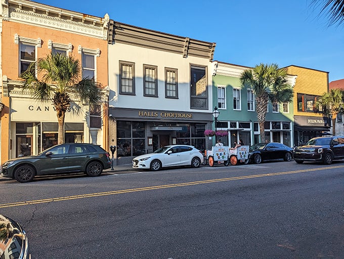 The classic storefront beckons hungry diners to discover why locals consider this their go-to spot for celebration meals.