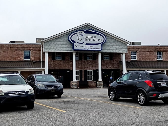 This inviting storefront proves that doing good and finding great deals can happen under the same welcoming roof.