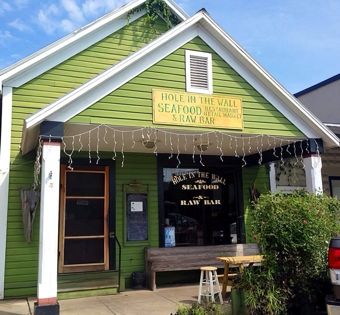 When a seafood joint's sign is weathered just right, you know you're in for the real deal. This Apalachicola gem has "local favorite" written all over it.