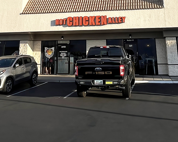 Behind this modest storefront lies spicy salvation for those brave enough to handle the heat properly.