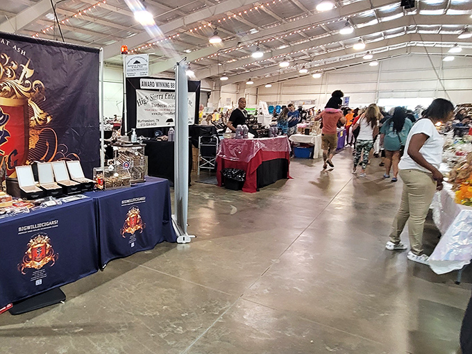 Clean aisles and bright lighting make browsing through countless treasures a comfortable experience.