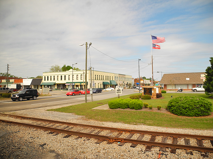 Those railroad tracks have been watching over this town longer than most of us have been alive. 