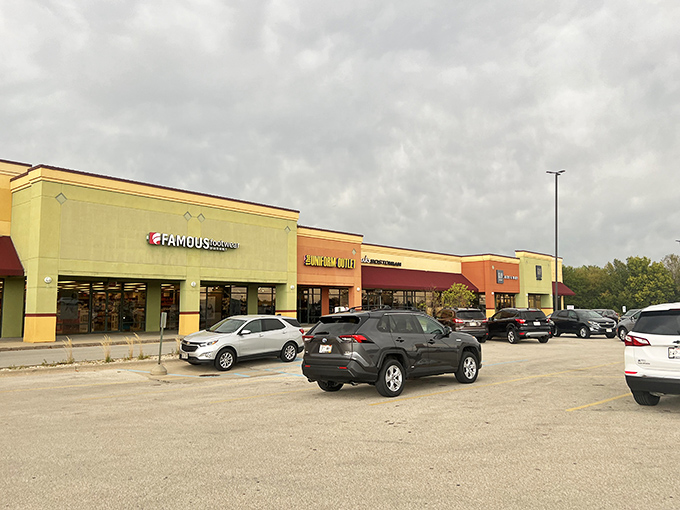 Famous Footwear and friends line up like old pals ready to welcome you home.