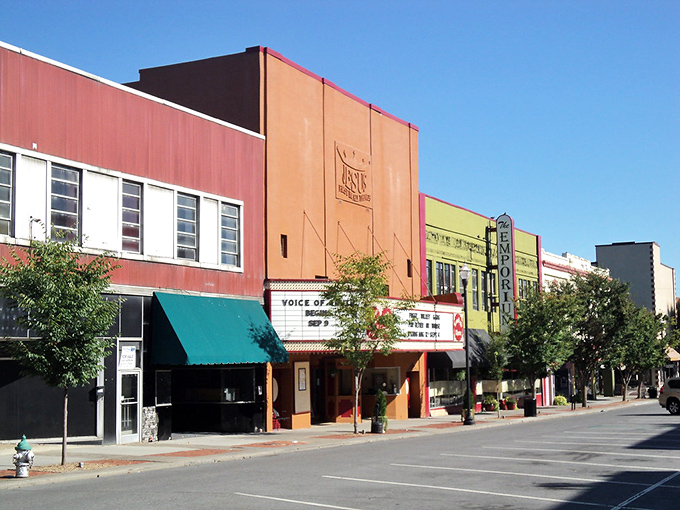 Those classic theater marquees still light up Main Street like stars from Hollywood's golden age.