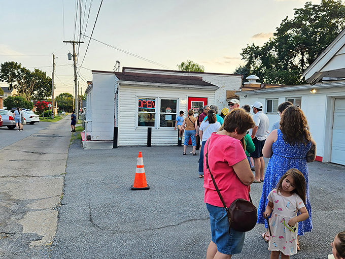 The line forms early at this unassuming donut haven. Some treasures are worth waiting for, especially when sugar is involved.