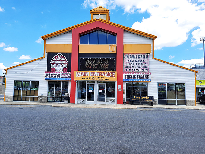 The main entrance welcomes treasure hunters like a friendly doorman at the world's most eclectic department store.