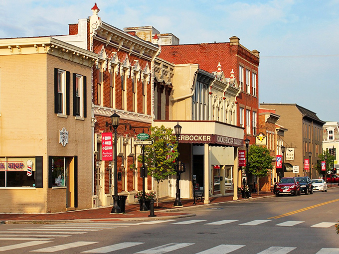 Historic buildings line up like old friends at a reunion, each one with stories worth telling.