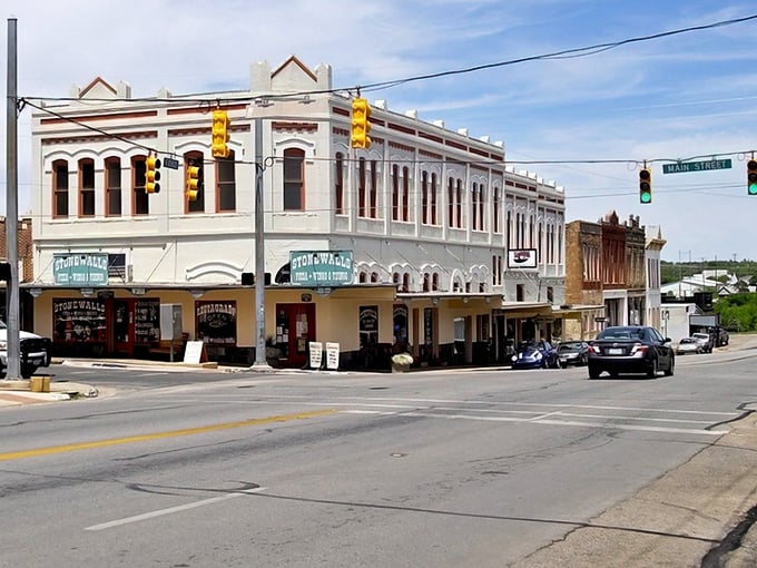 This Texas square buzzes with small-town energy while keeping that unhurried pace we all secretly crave.