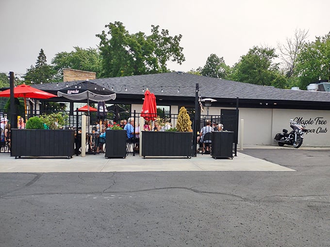 That unassuming exterior holds decades of Friday night fish fry memories and satisfied customers.