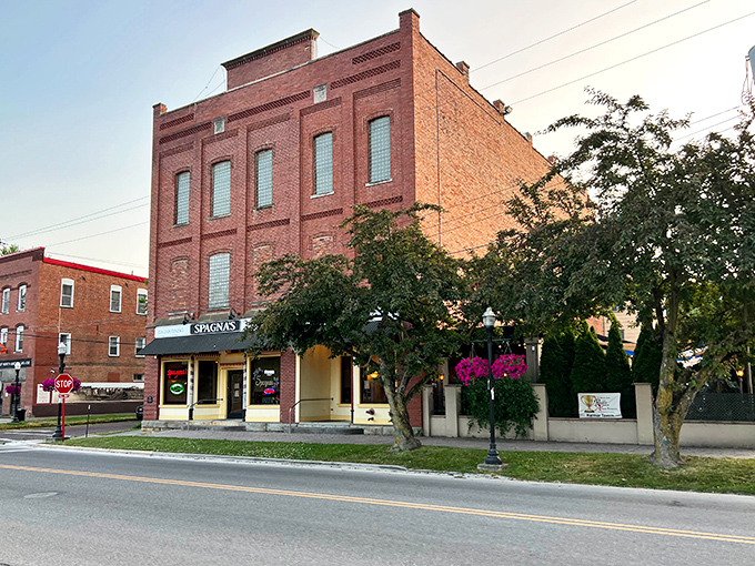 Brick-and-mortar time capsule! Spagna's building has witnessed generations of Marietta seniors enjoying life without breaking their Social Security banks.