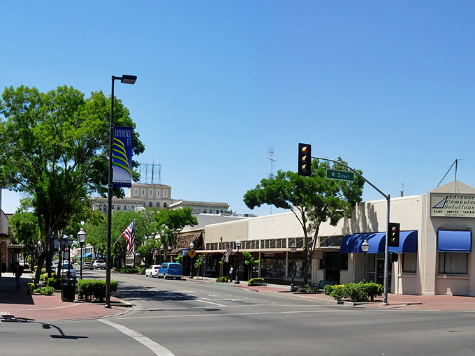 Tree-lined streets create natural shade for leisurely strolls, making every day feel like a gentle Sunday afternoon.