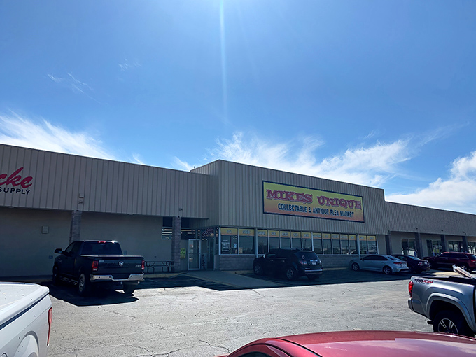 The sprawling exterior of Mike's Unique hints at the vastness within. Missouri's answer to Aladdin's cave, minus the flying carpet!