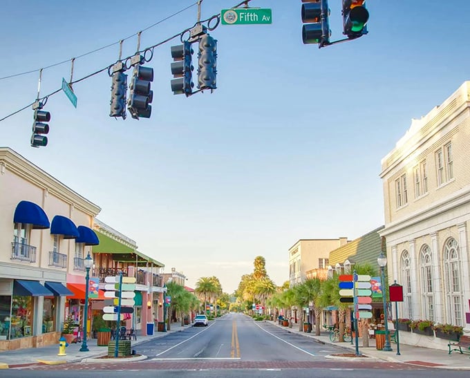 Fifth Avenue in Mount Dora might not be New York's, but these colorful storefronts pack more charm per square foot!