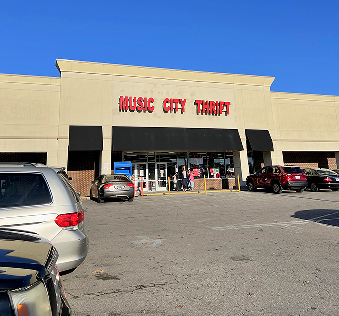 This sprawling storefront stretches like a country song - long, inviting, and full of stories waiting to unfold.