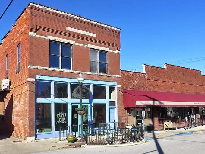 Timeless brick facades tell stories of simpler times in this affordable Missouri town perfect for golden years.