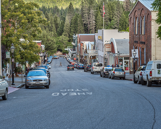 Step right up to yesterday's California - these Gold Rush buildings have more character than a Clint Eastwood movie.