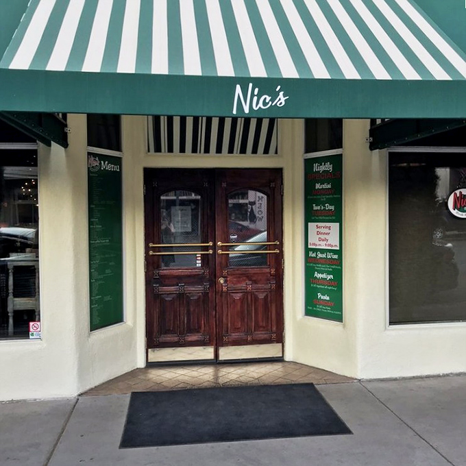 That classic green awning promises Italian-American comfort food that'll make your nonna jealous of the competition.