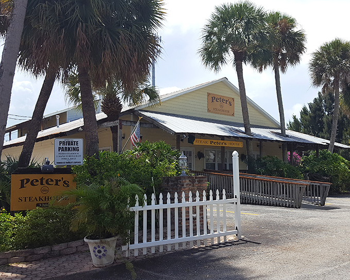 The white picket fence isn't keeping anyone out&mdash;it's inviting you in! Peter's charming coastal vibe is the perfect disguise for a serious steak sanctuary.