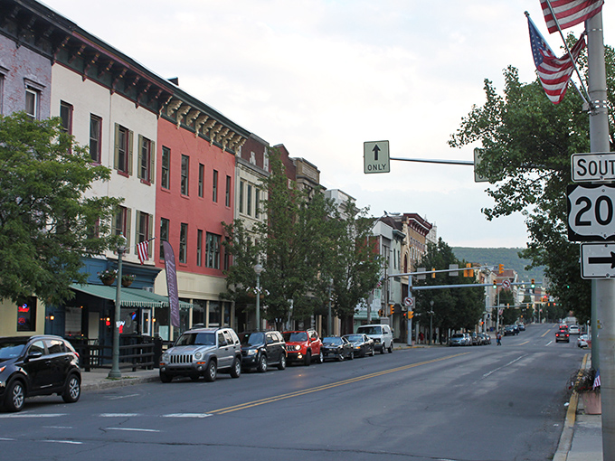 Main Street charm meets mountain views in Pottsville, where every corner feels like a Norman Rockwell painting come to life.