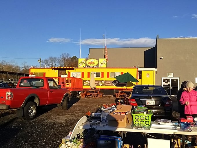 Sunshine, picnic tables, and piles of treasures&mdash;this bargain hunt comes with a side of Maryland crab shack charm.