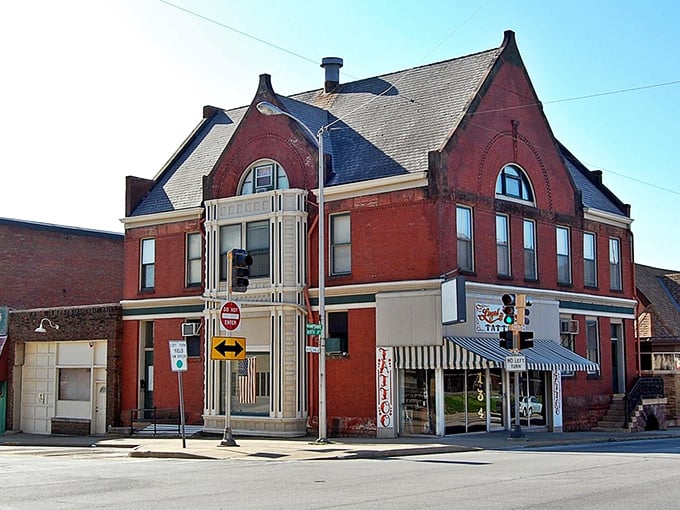 Corner charm in Quincy where even the buildings dress to impress&mdash;that sassy bay window is basically the architectural equivalent of a wink.