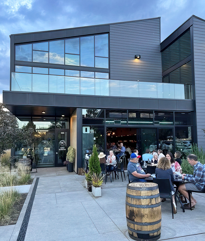 When your steakhouse looks this sleek, you know the beef inside matches the sophisticated exterior design.