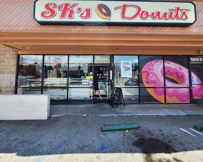 When the storefront displays look this tempting, you know the real treasures wait inside those glass doors.