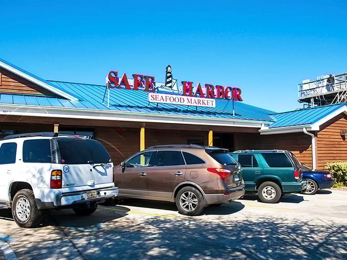 Safe Harbor: Where "seafood market" and "restaurant" create the perfect marriage. Like peanut butter meeting jelly, but with more tartar sauce.