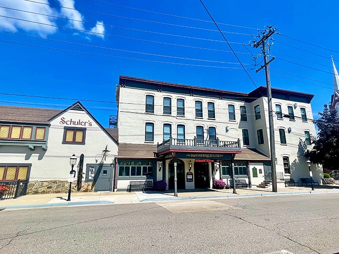 Classic architecture meets culinary tradition - this is what real steakhouse heritage looks like, folks.