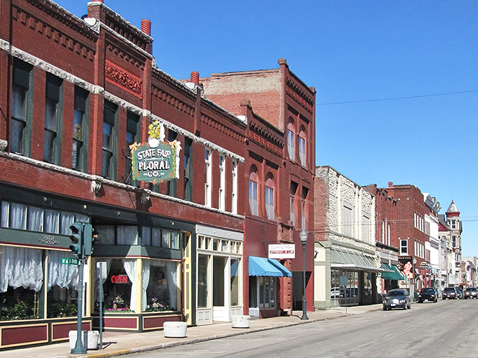 The Knight building anchors Sedalia's downtown like a stalwart guardian of small-town charm and midwestern hospitality.