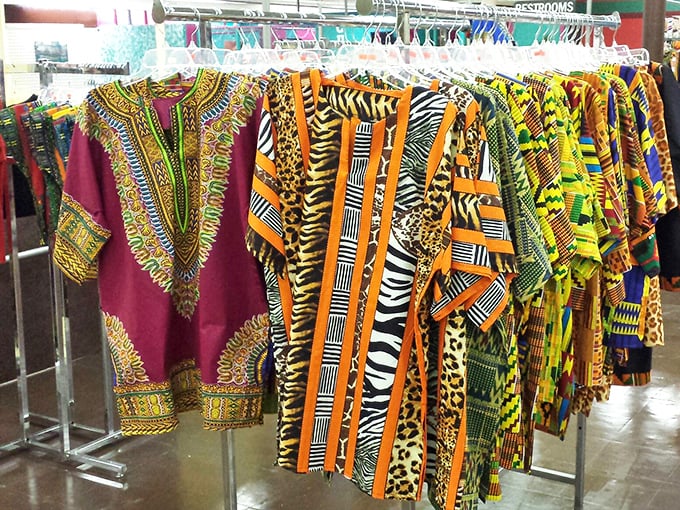 Those colorful shirts aren't just clothes - they're wearable time machines to funkier decades. 