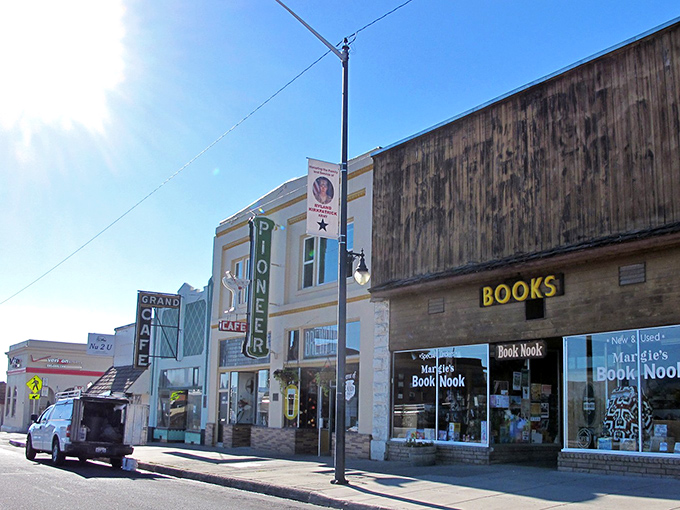 Classic small-town America spreads across this high desert valley like a comfortable quilt.