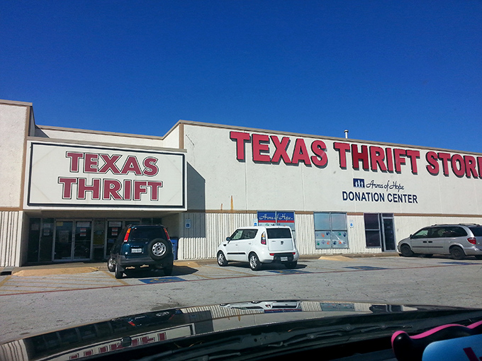 Under those big Texas skies, this thrift store stands ready to prove that one person's castoffs become another's conversation pieces.