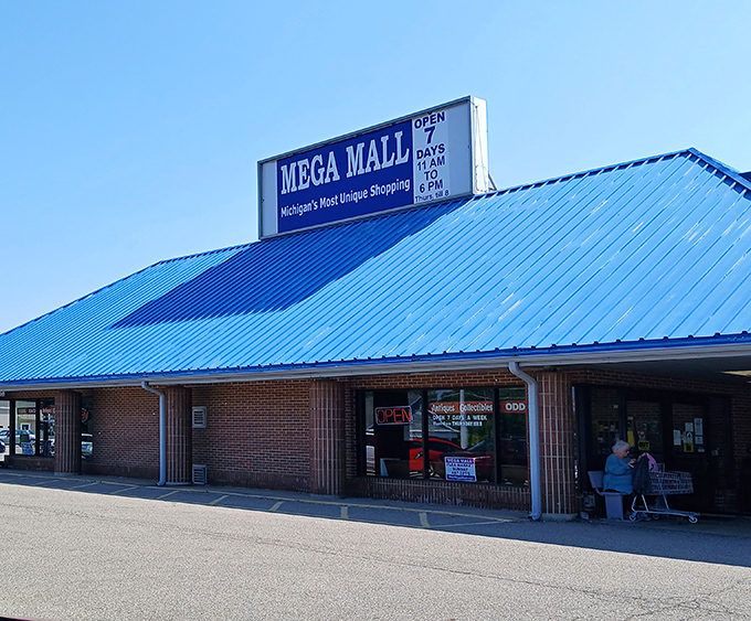 That "Open 7 Days A Week" sign means your treasure hunting never has to wait.