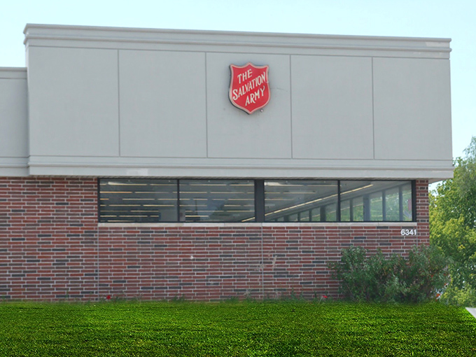Clean lines and that famous red shield promise both deals and good deeds. Your grandmother would approve of this thrifting destination.