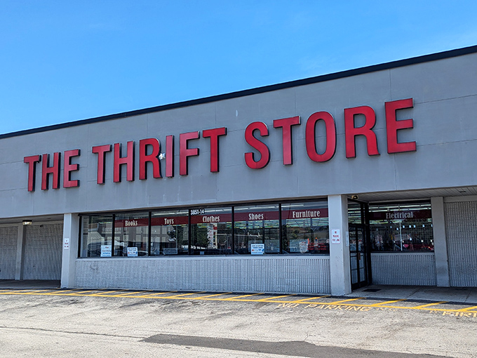 Simple warehouse styling lets the merchandise do the talking in this treasure hunter's paradise.