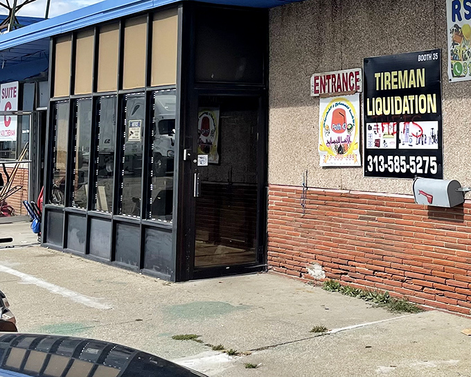 Inside Tireman, where "organized chaos" meets "I swear I saw a lamp just like Grandma's."