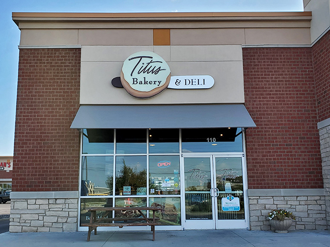 The bench outside Titus isn't for resting &ndash; it's for savoring that first heavenly bite before you even reach your car.