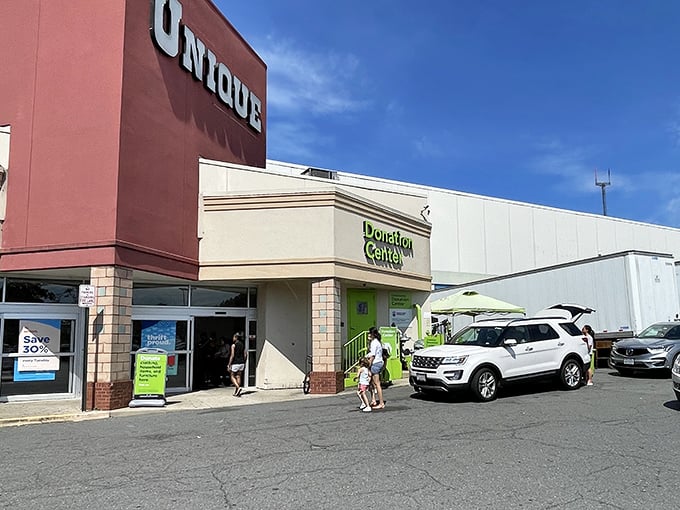 The donation center at Unique keeps fresh inventory flowing like a river of possibilities. Yesterday's donations become today's discoveries!